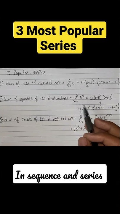 Mastering Sequence and Series: Exploring the Top 3 Powerhouses | Sequences Revealed: Top 3 | KKD ...