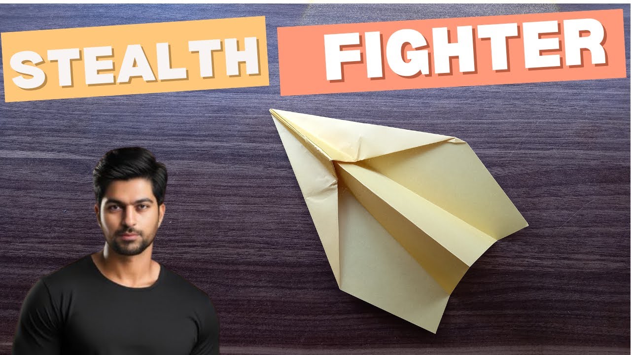 Can You FOLD Your Way to a STEALTH FIGHTER with Origami? - YouTube