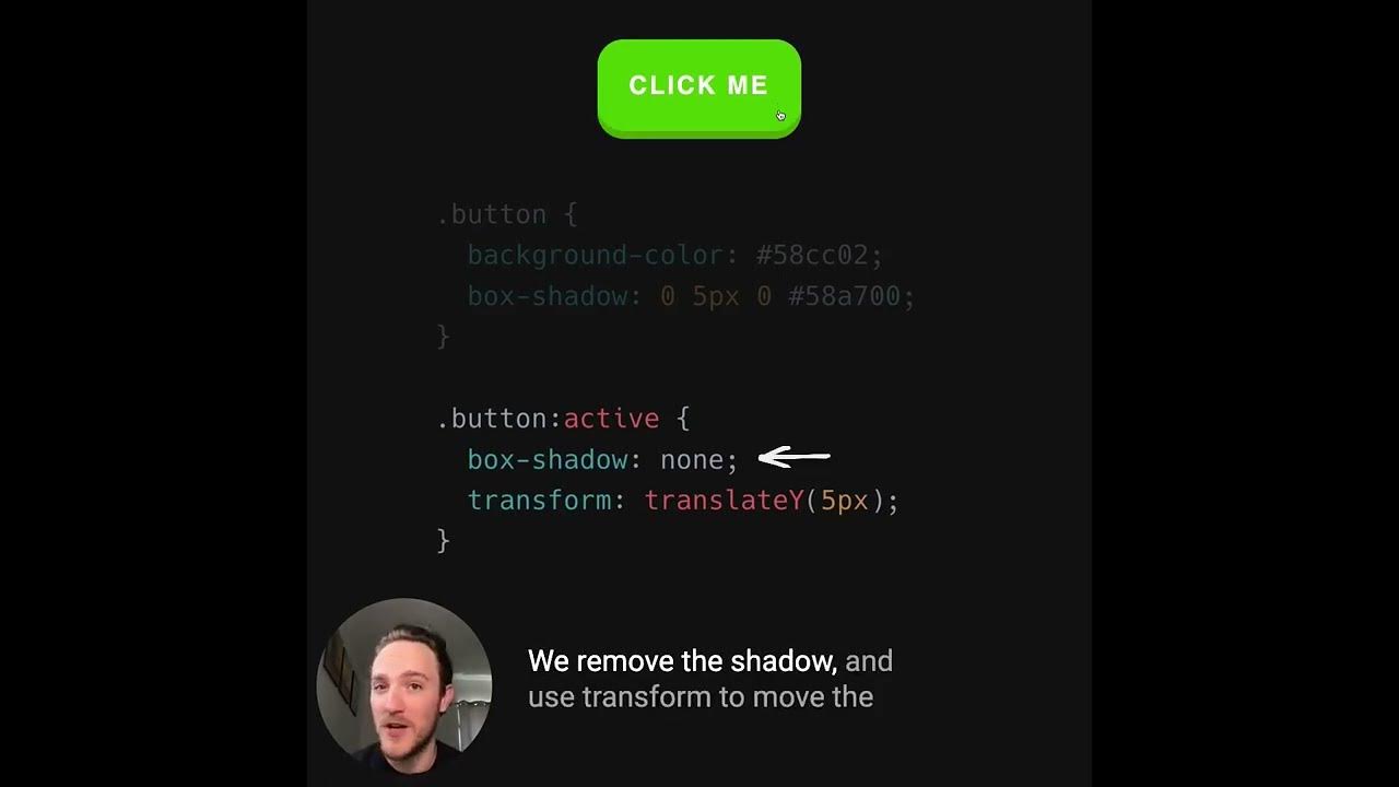 How Duolingo makes such satisfying button press effects in pure CSS - YouTube