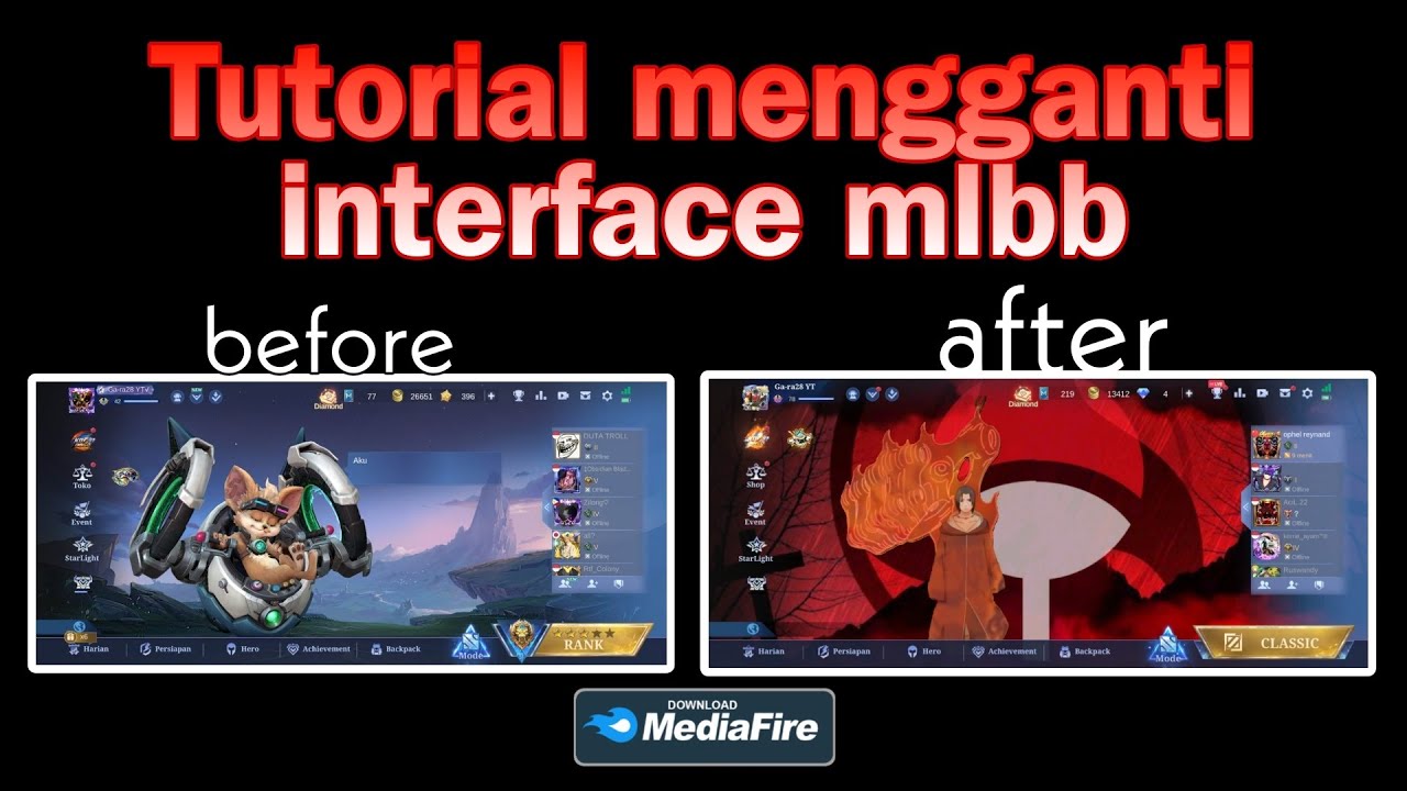 Script Interface Mobile Legends uciha itachi susanoo | Cara Merubah ...