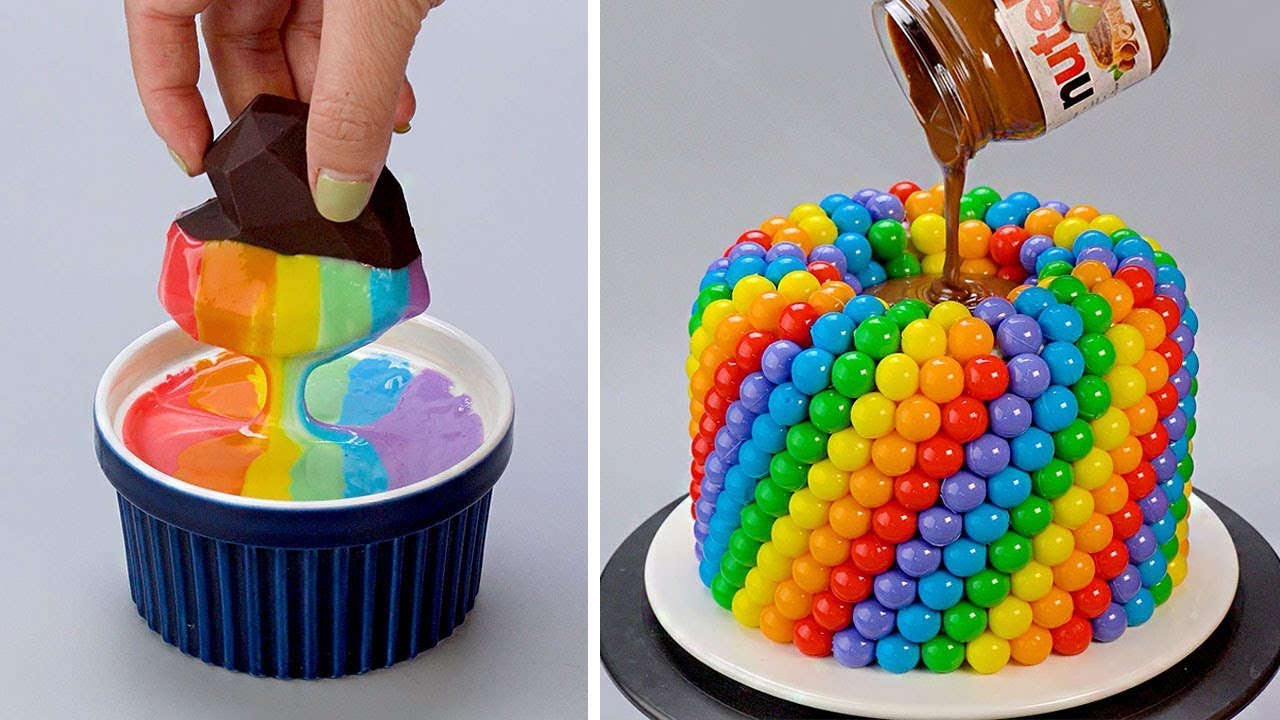 Yummy Chocolate Cake Compilation Perfect Rainbow Cake Decorating