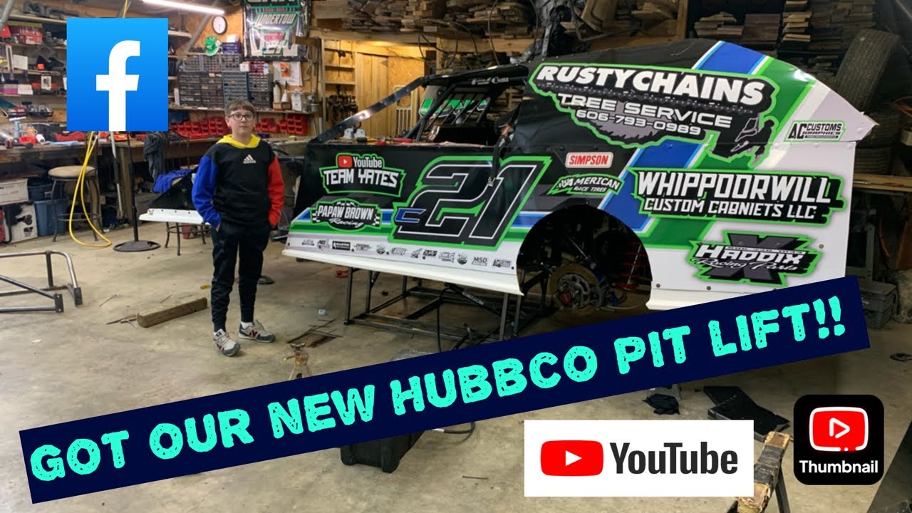 We got our new Hubbco pit lift in!! - YouTube