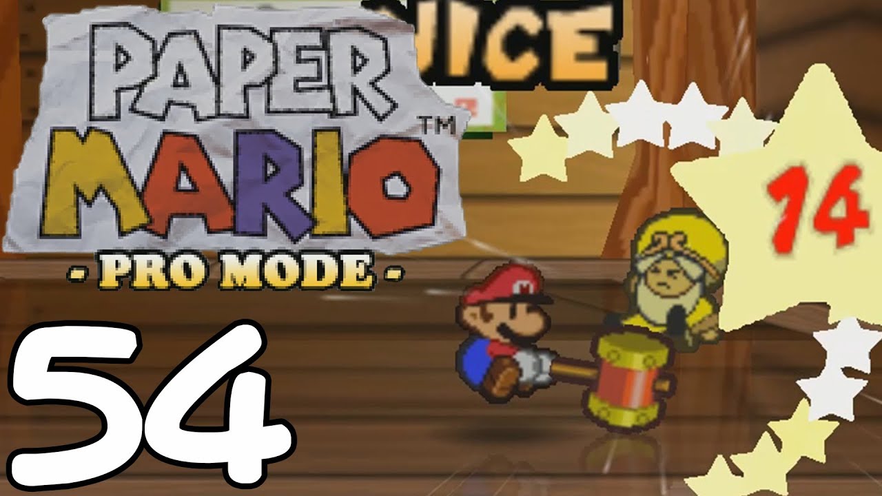 Paper Mario Pro Mode BLIND [54] "The Master Plan" - YouTube