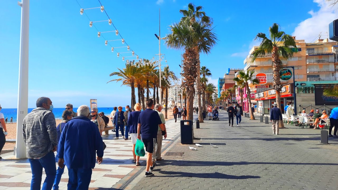 Benidorm in February 2022: full tourist buses are coming! #benidorm # ...
