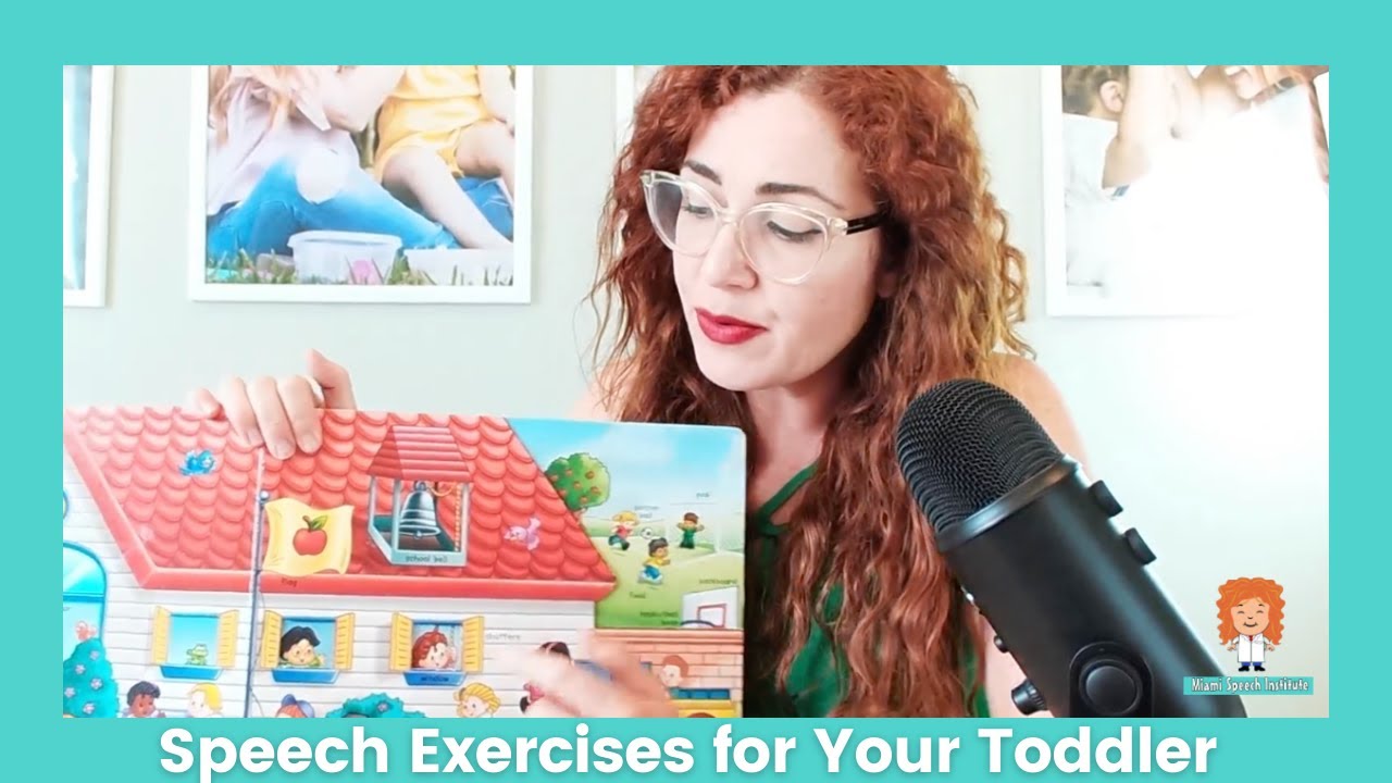 How to do speech therapy at home with your toddler. - YouTube