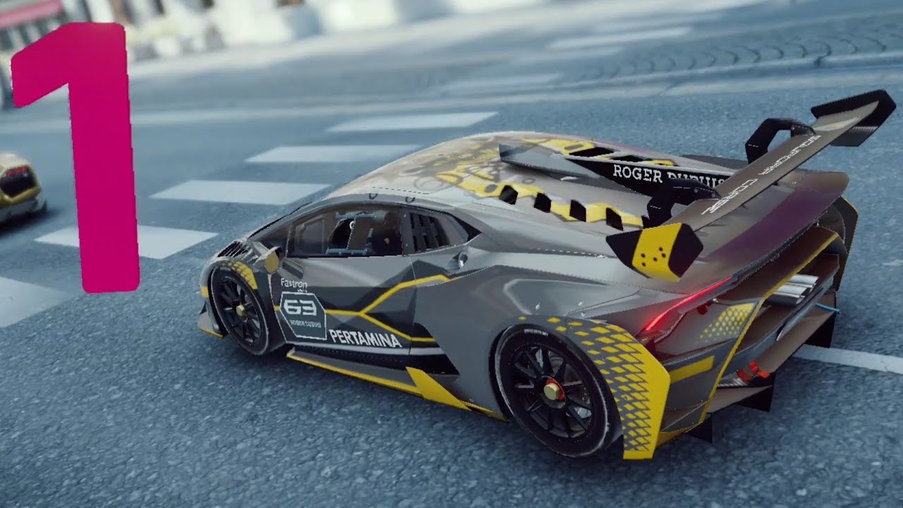 Lamborghini Huracan Super Trofeo EVO in Paris with Pertamina Pertamax ...