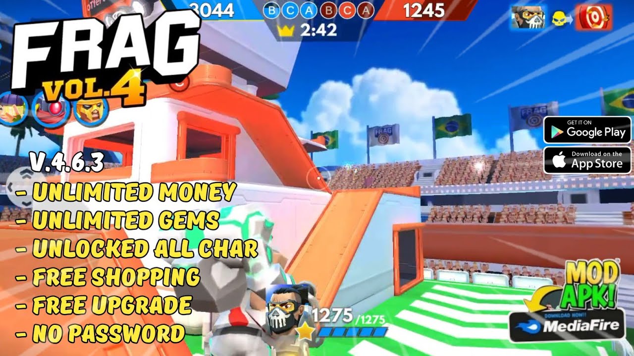 Frag Pro Shooter Mod Apk v4.6.3 Unlock All Characters & Unlimited Money ...