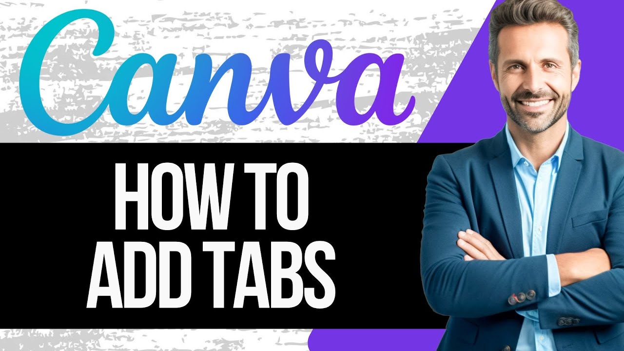 How to Add Tabs in Canva Website - YouTube