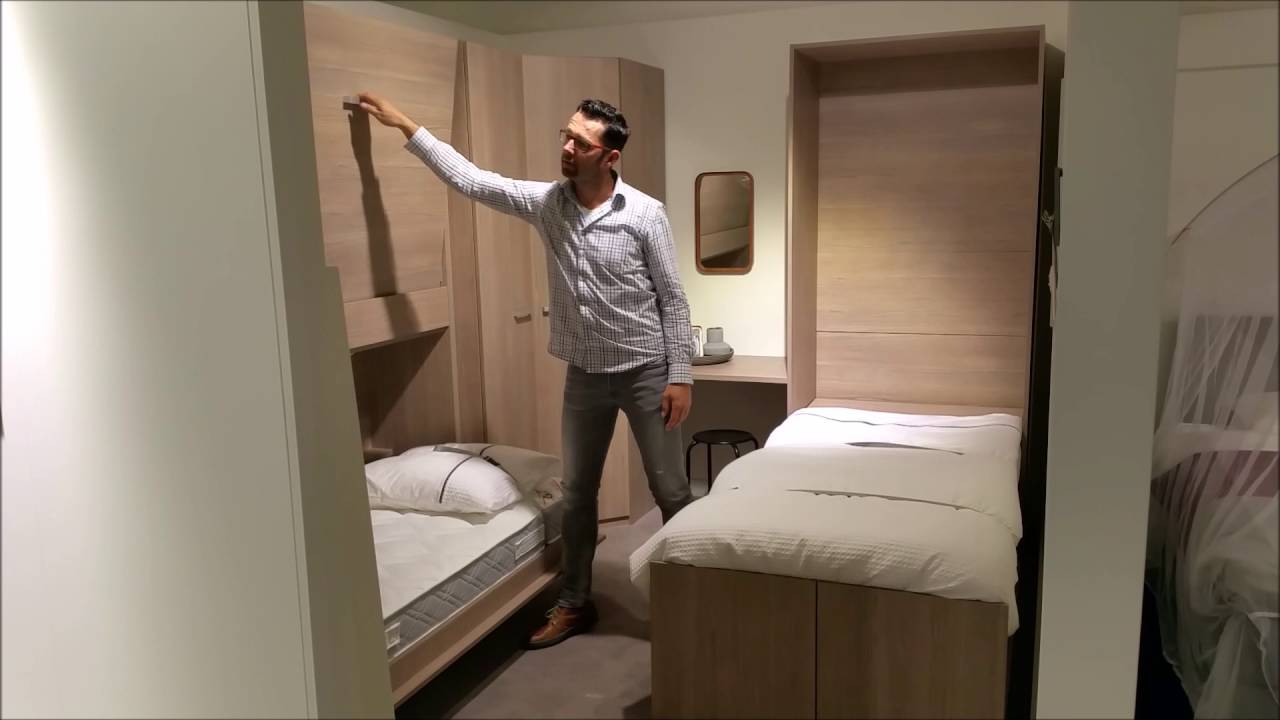 Opklap stapelbed Base van Boone - YouTube