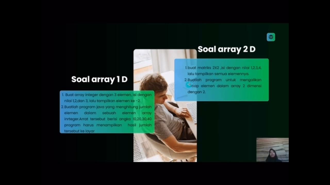 penjelasan array 1 dan 2 dimensi dan exception handling singkat,lengkap contoh soal dan ...