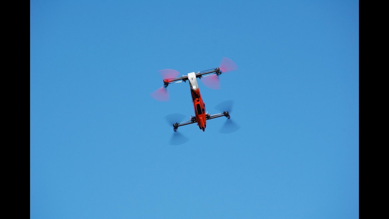 Stingray 500 CP quad #2: flips & inverted hovering - YouTube