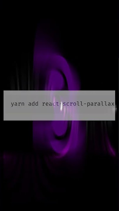 React Scroll Parallax - The hook helps to add beautiful parallax ...