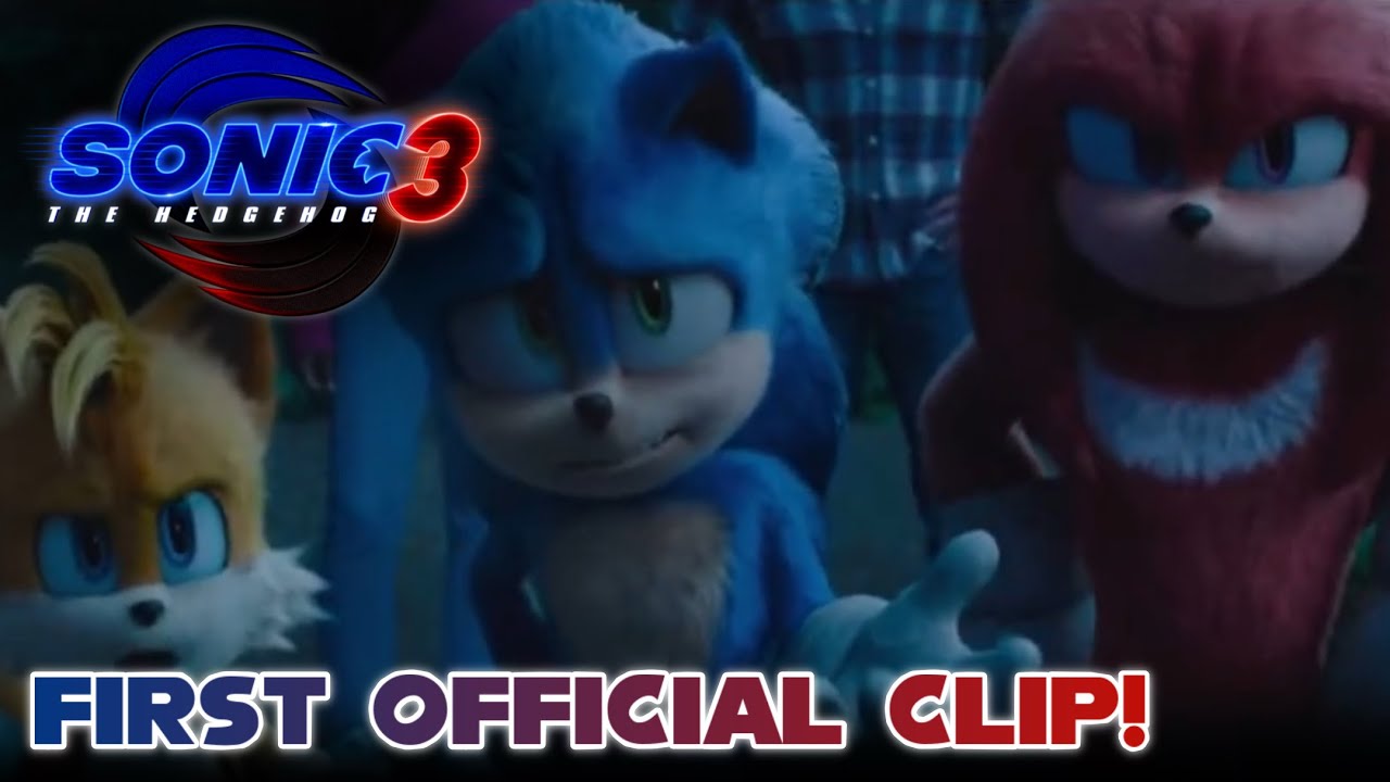 Sonic Movie 3 FIRST OFFICIAL CLIP REVEALED! (Team Sonic Meets Director ...