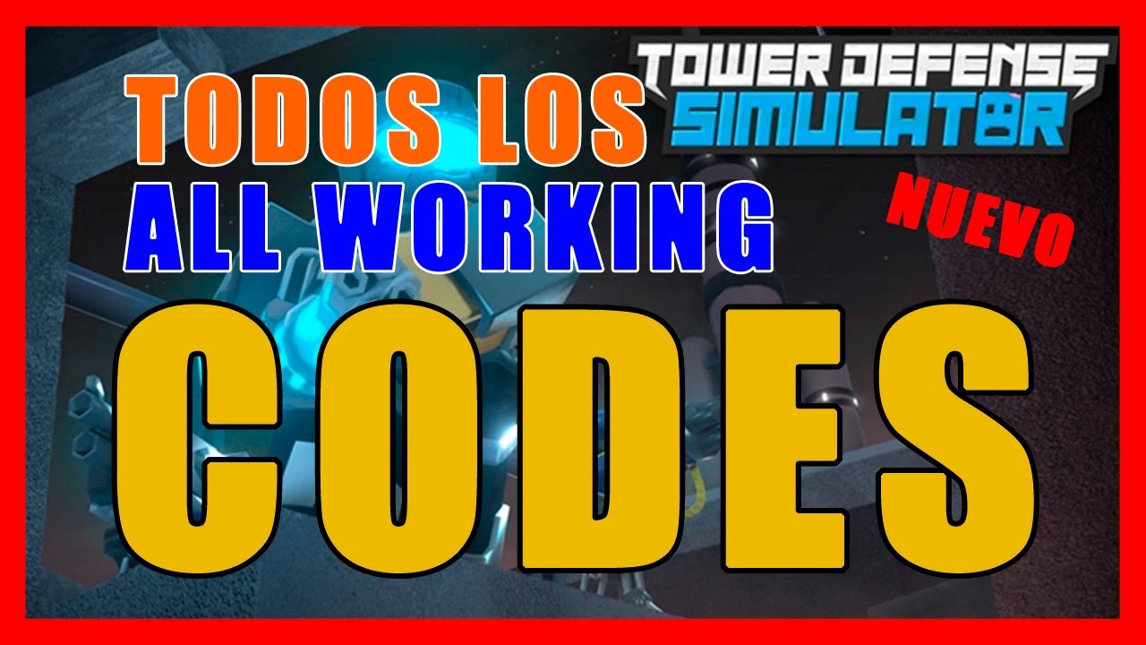 Roblox Tower Defense Simulator | ALL WORKING CODES | TODOS LOS CODES ...