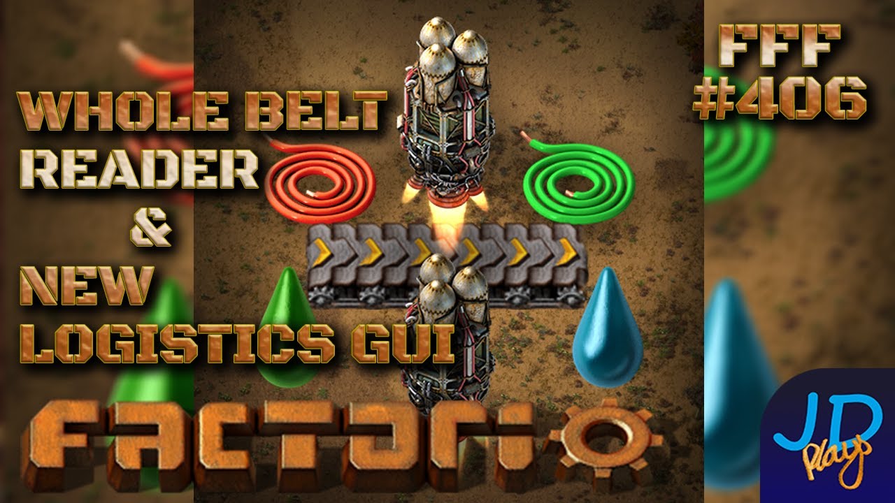 Factorio Friday Facts #405 ⚙️ Whole belt reader, New logistics GUI ...
