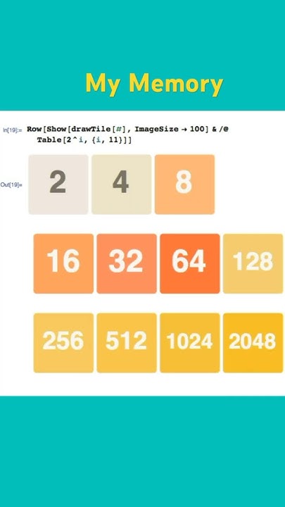 Random 2048 Tiles/Powers of 2 #9 #shorts - YouTube