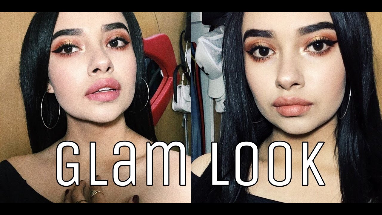 De fea a no tan fea lol/ glam makeup- damka - YouTube