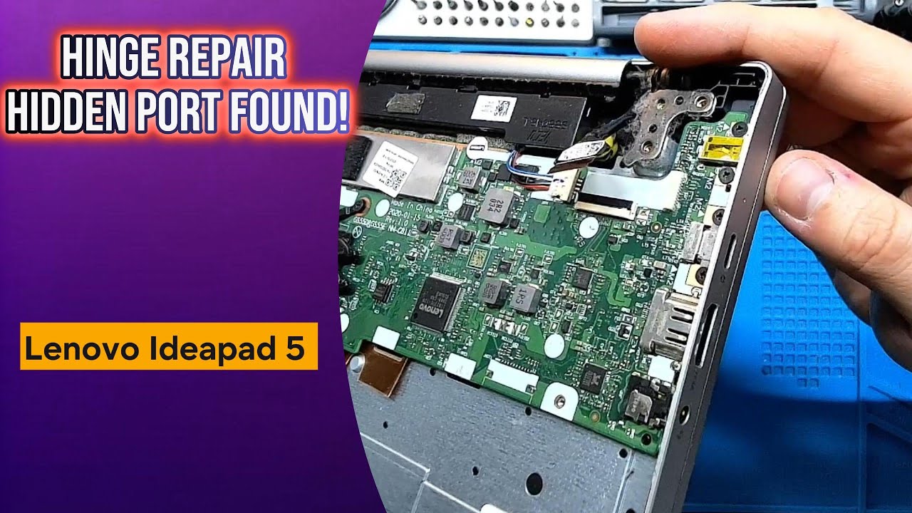 LENOVO's IDEAPAD 5 HIDDEN CHARGING PORT - dicovered during a broken ...
