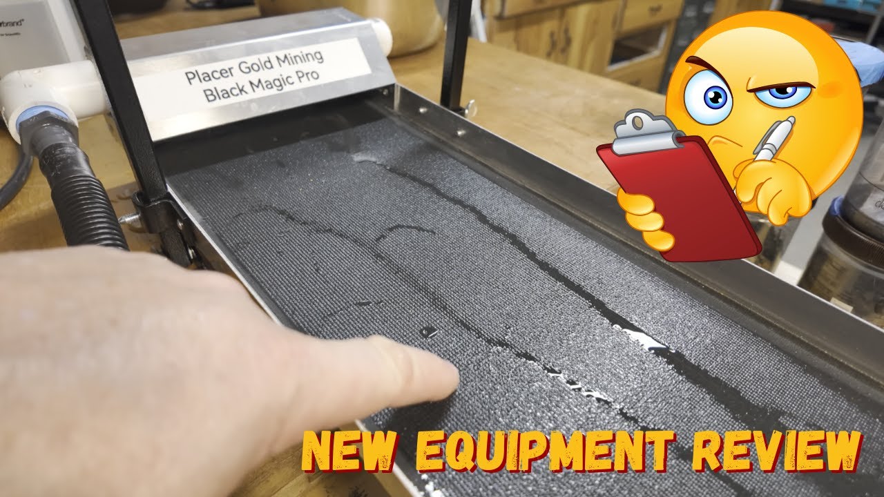 Black magic pro fine gold recovery system review - YouTube