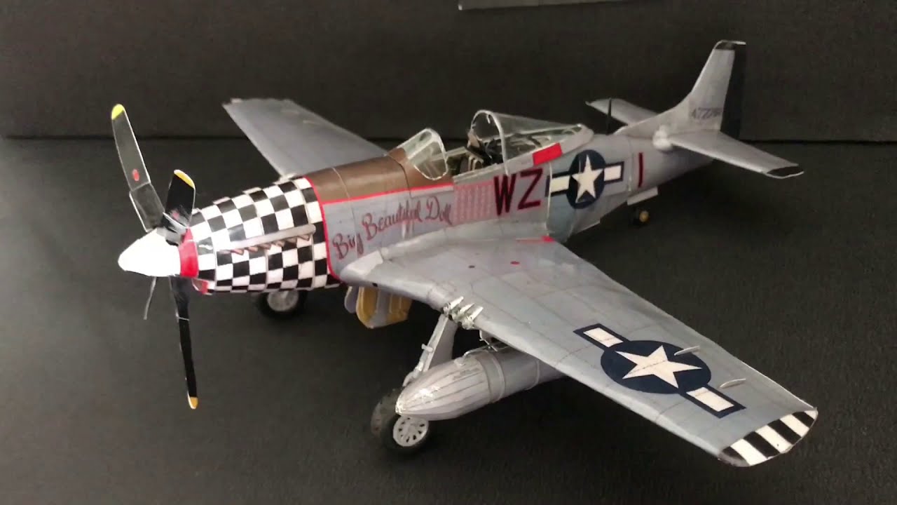 P 51 MUSTANG - 1/32 PAPERCRAFT - MODELISMO EM PAPEL - scalemodel ...