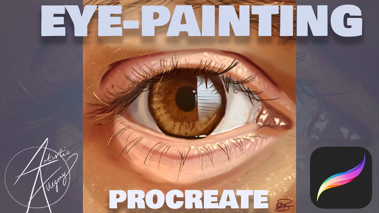 EYE | PROCREATE SPEED-PAINTING - YouTube