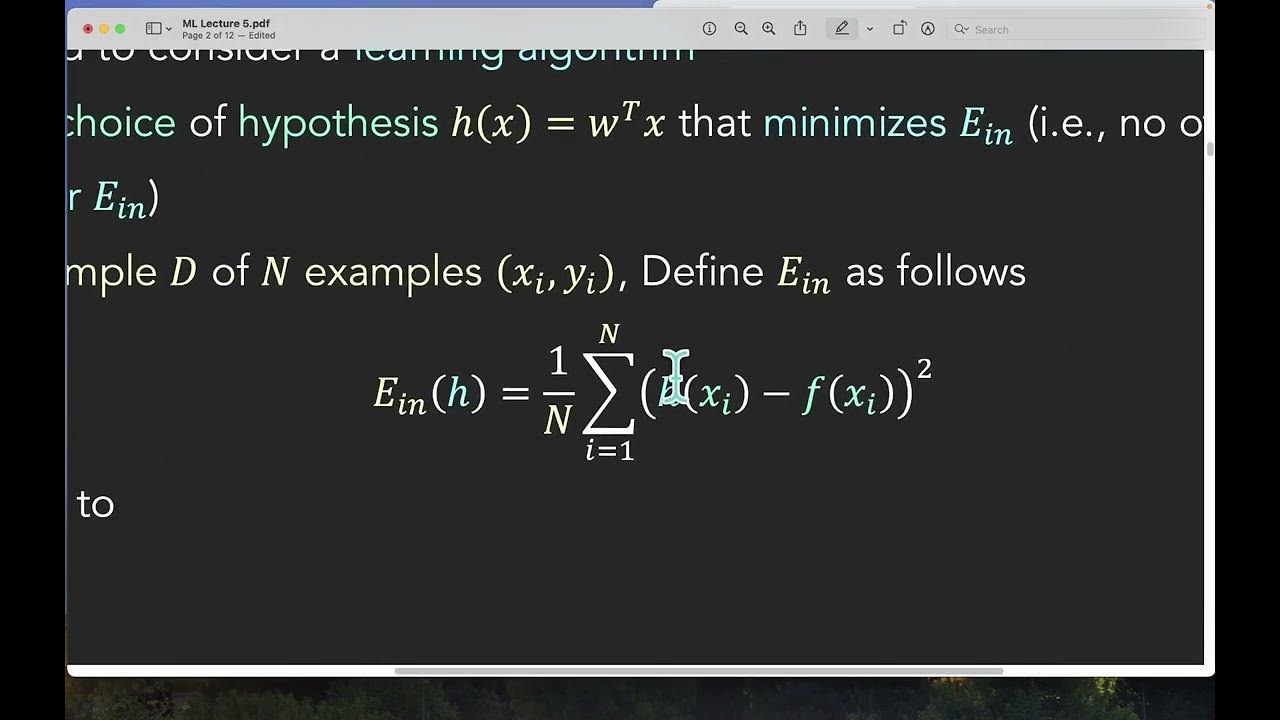 ML Lecture 5 - Part 2 - YouTube