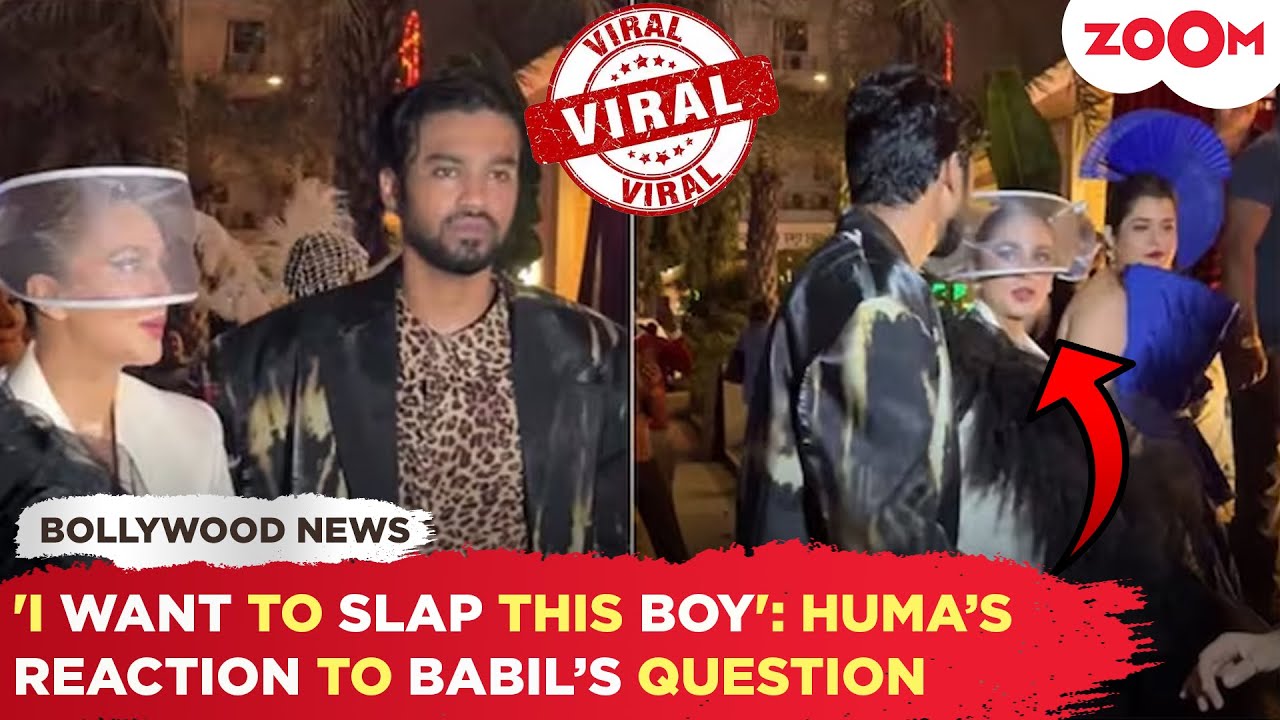 Huma Qureshi and Babil Khan’s AWKWARD conversation at an event goes VIRAL; Netizens REACT! - YouTube