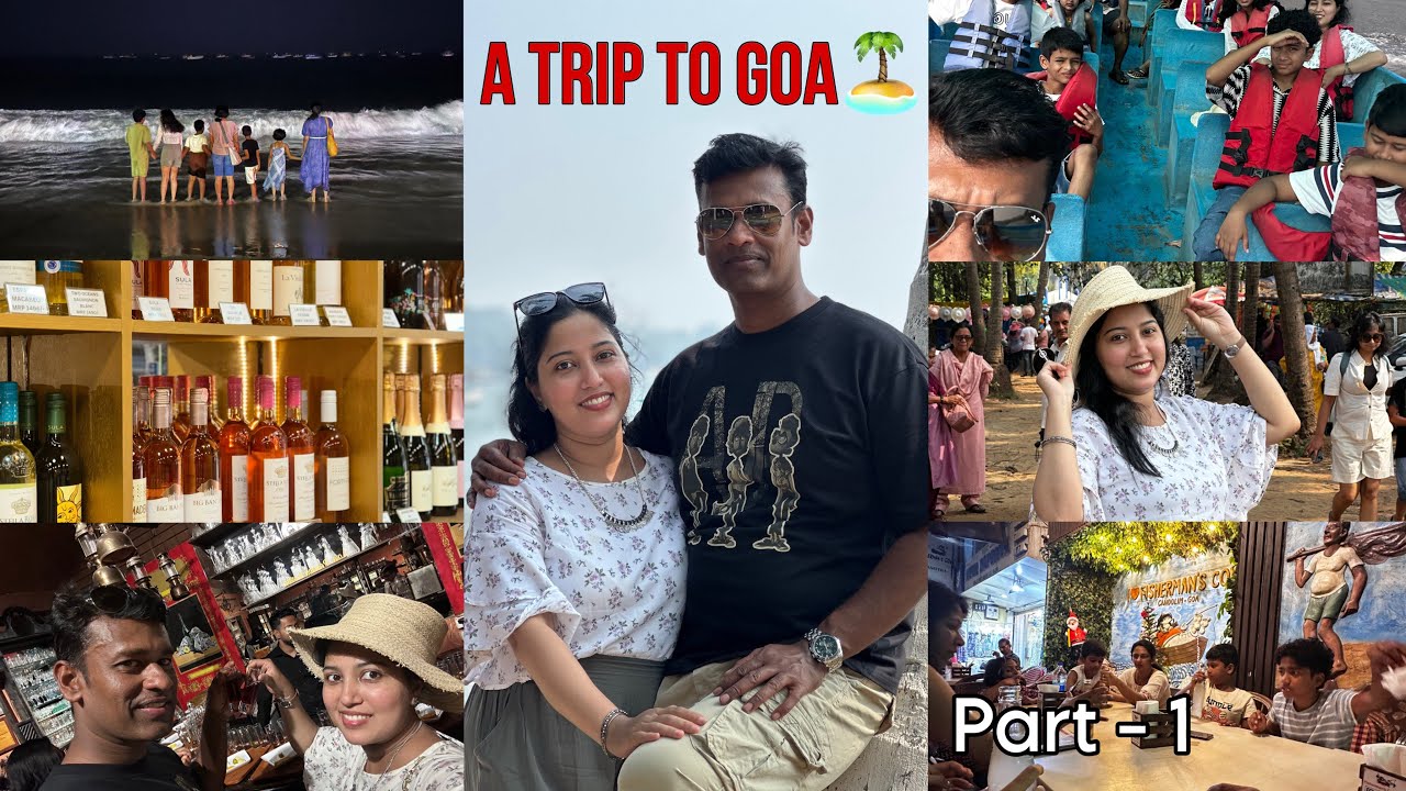 First and second day from GOA | coco beach 🏝️ | Agauda fort 🏰 ...