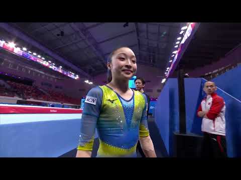 Artistic Gymnastics. 2026 Asian Championships. Women's EF. Sr FX + Jr BB