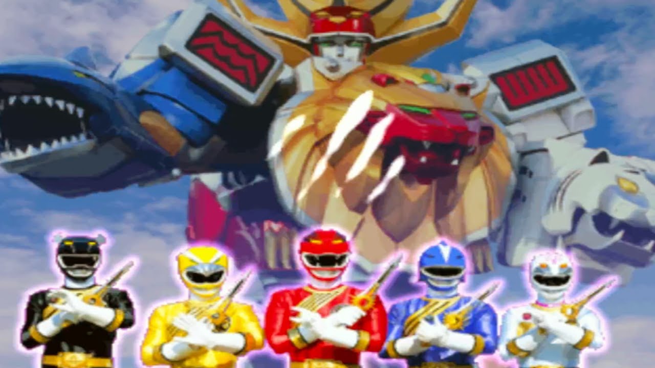 Hyakujuu Sentai GaoRanger (Power Rangers Força Animal) - PS1- Jogo ...