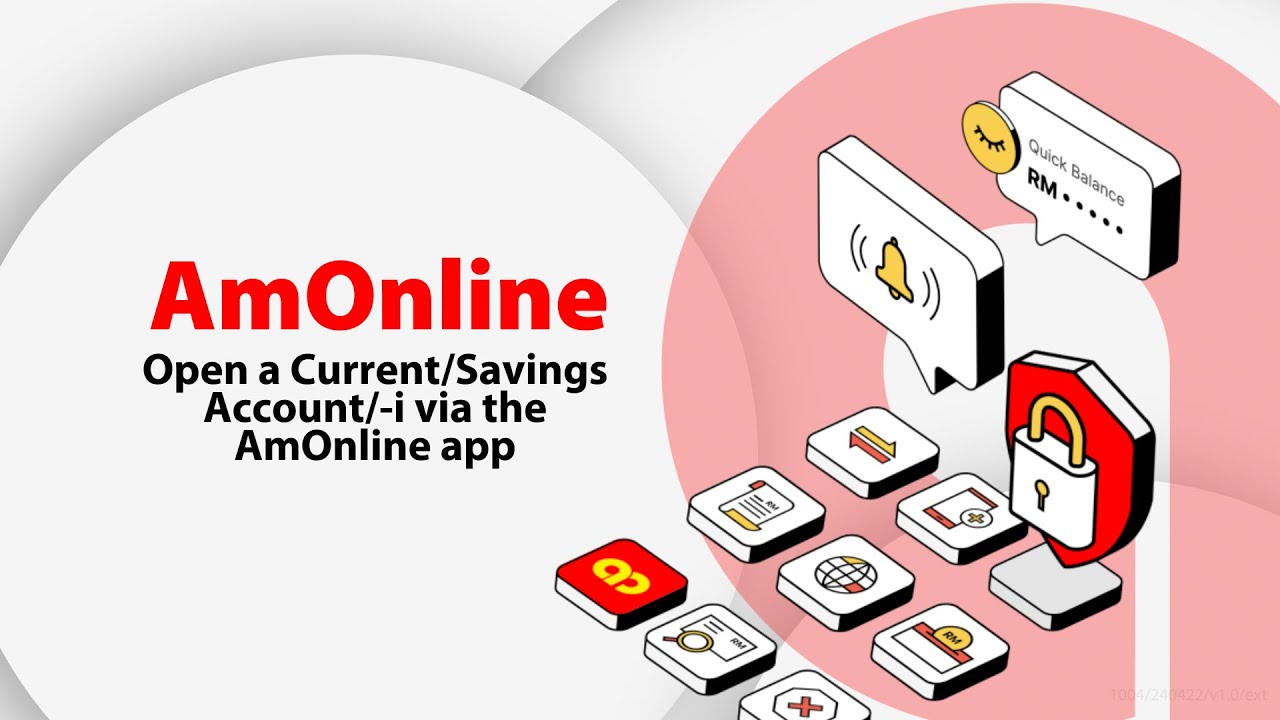 Open a Current/Savings Account-i via the AmOnline app - YouTube