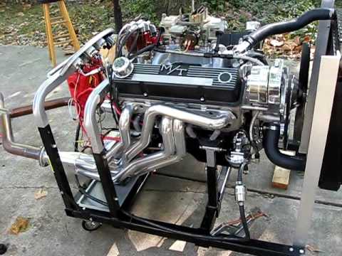 327 Running on break in stand - YouTube