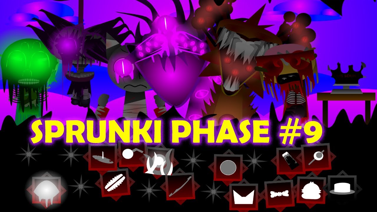 ALL CHARACTERS in Sprunki Phase 9 ( got update) in Incredibox Sprunki ...