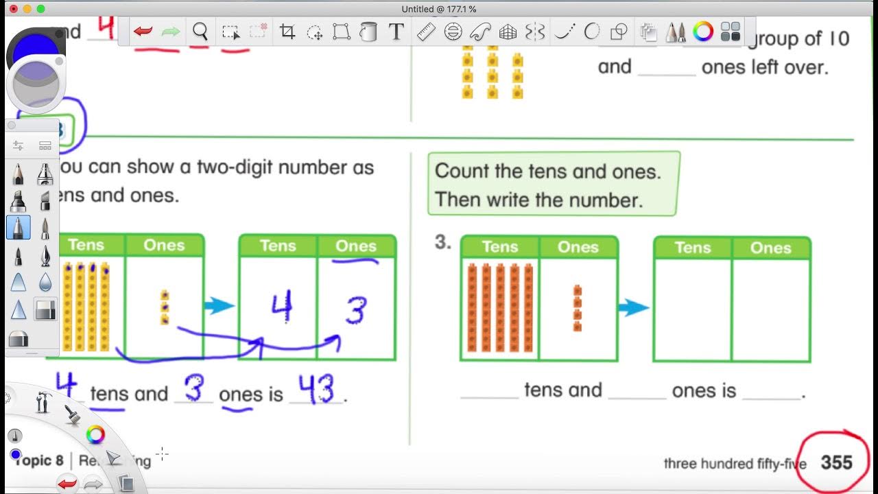 SAVVAS math Unit 8 review (grade 1) - YouTube
