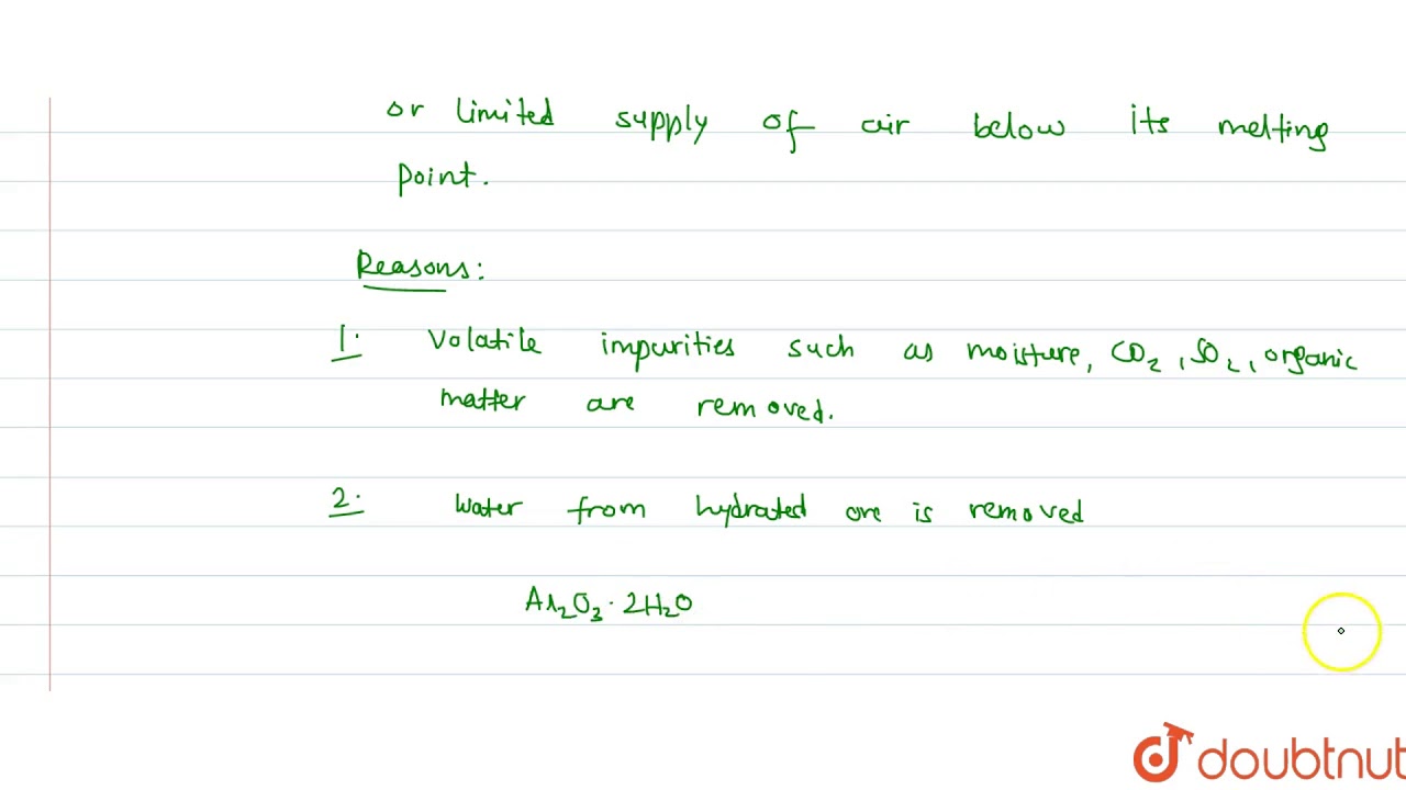 Which one of the following reactions is an example for calcination ...