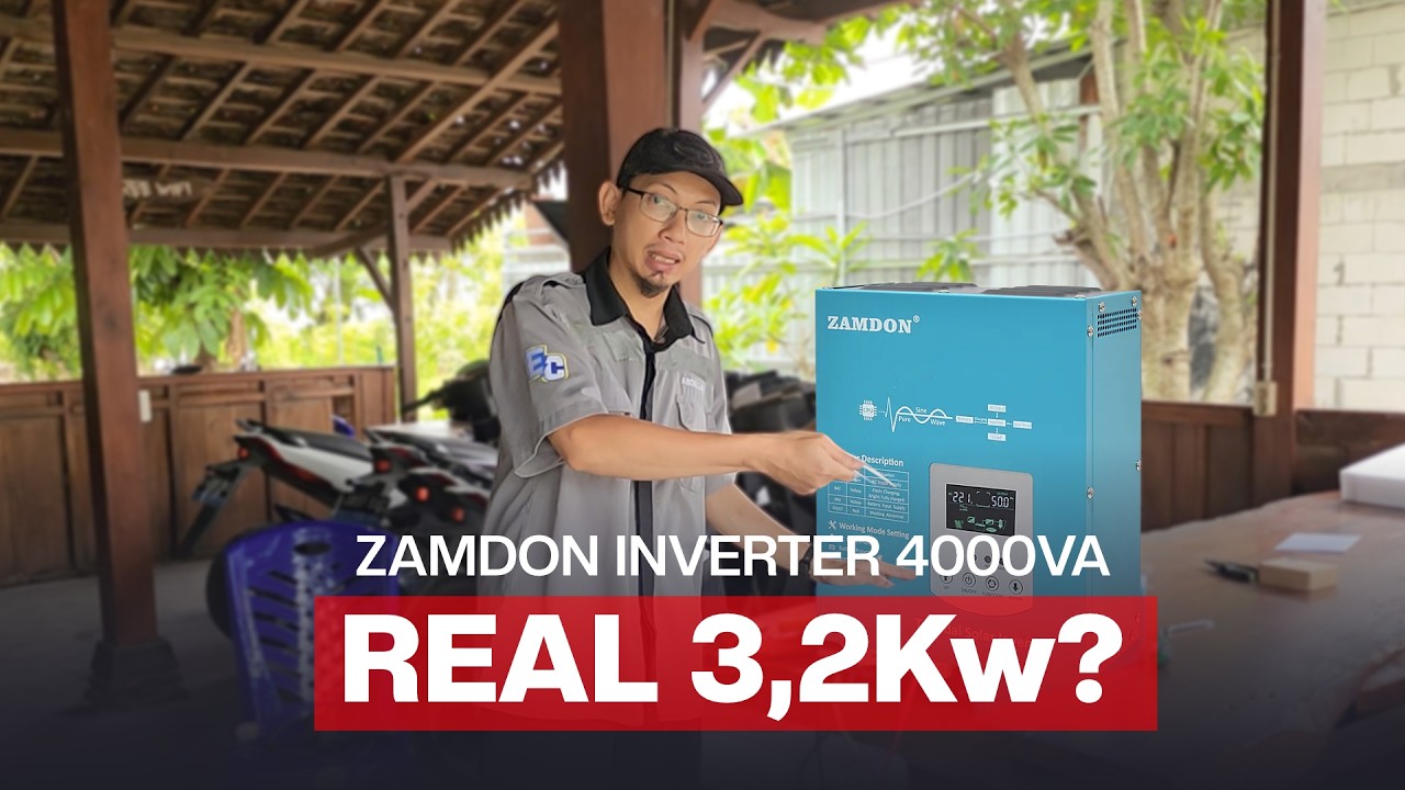 TEST REAL PERFORM INVERTER ZAMDON!! - YouTube