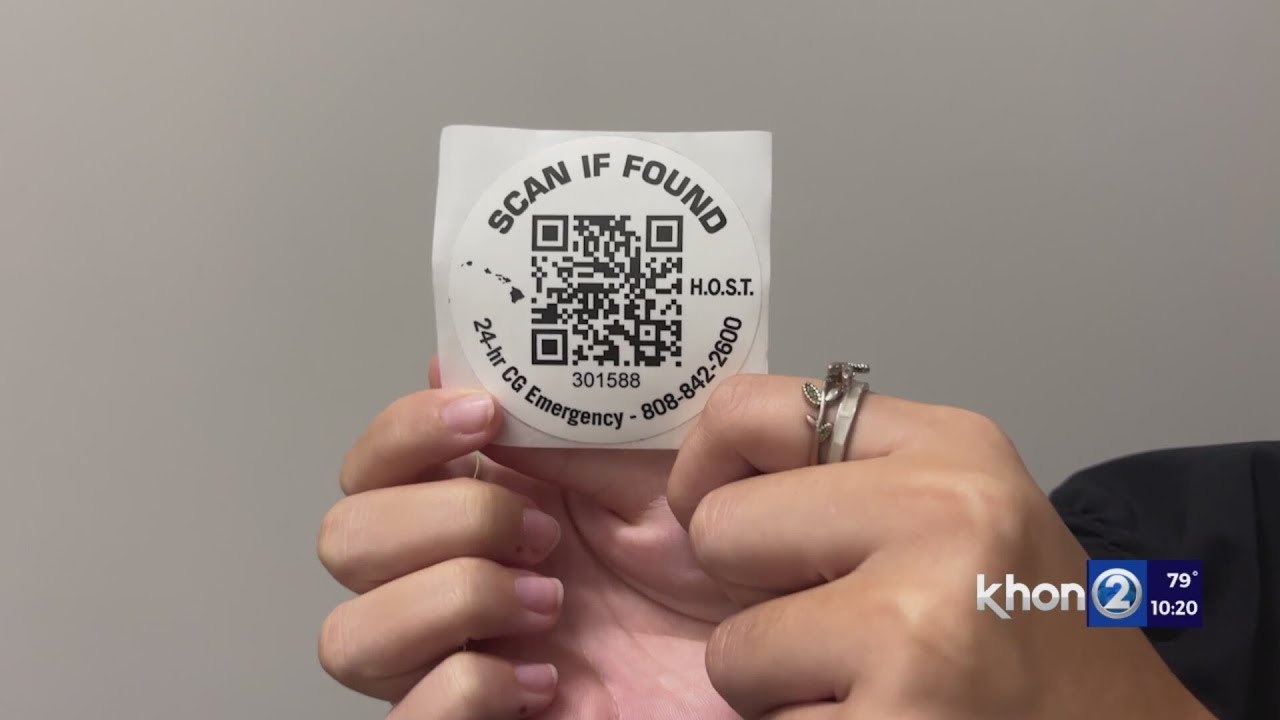 New ‘Scan if Found’ stickers help locate ocean gear, save a life - YouTube