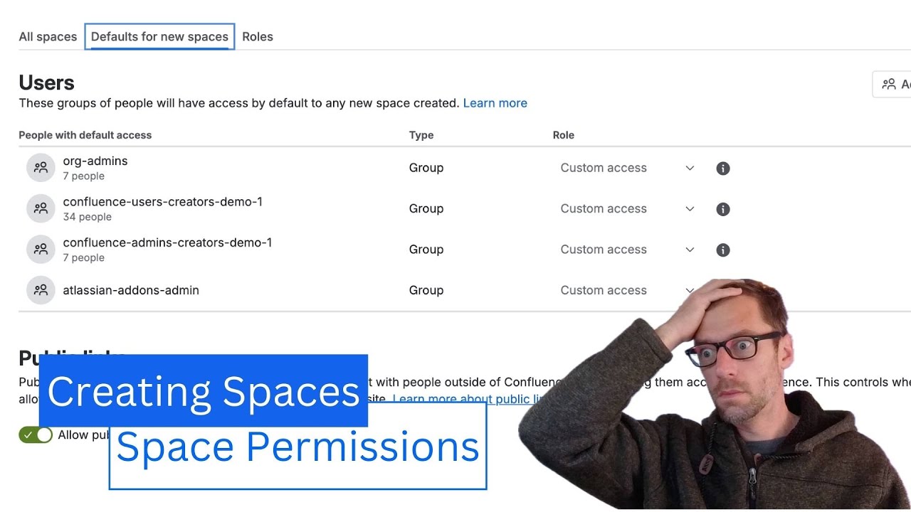 Creating Spaces & Space Permissions | ACP-220 #Confluence Cloud Admin ...