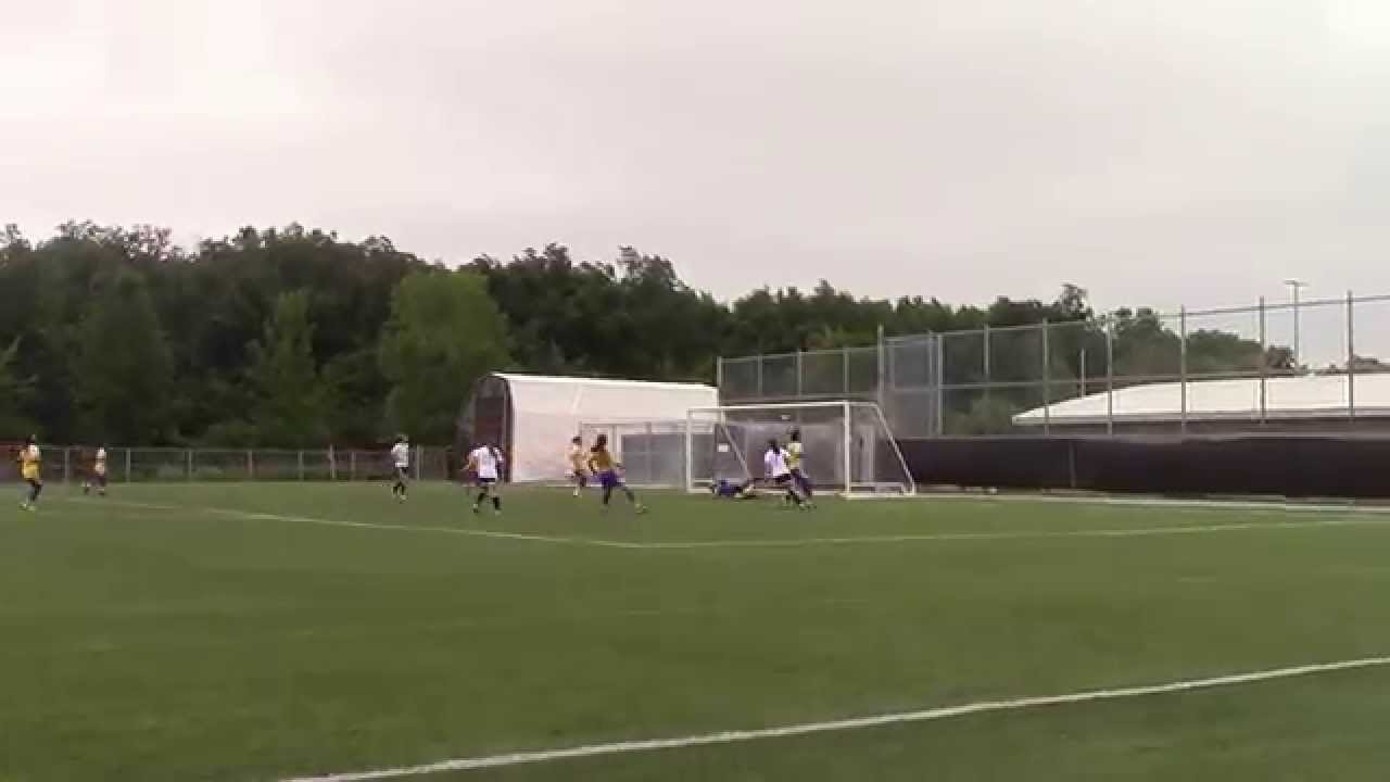 DEVON KERR GOALKEEPER SAVE LOW DIVE FAR POST - YouTube