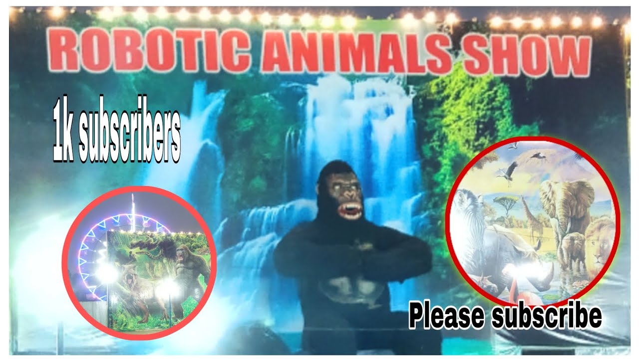 Robotic Animals Show | Warangal | Robotic Animals Exhibition #youtube # ...