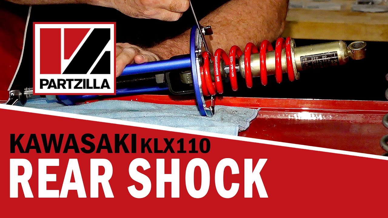 KLX110 Rear Spring Installation | Pit Bike Rear Spring Upgrade | BBR ...
