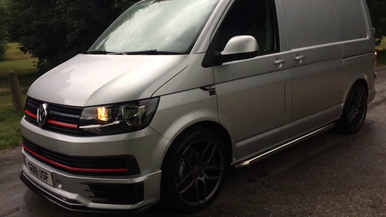 T6 VW Transporter Trendline finished in Metallic Silver with Sportline ...