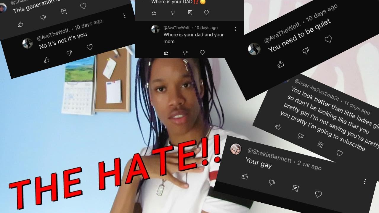 Reading my Hate Comments/ my feelings are hurt - YouTube