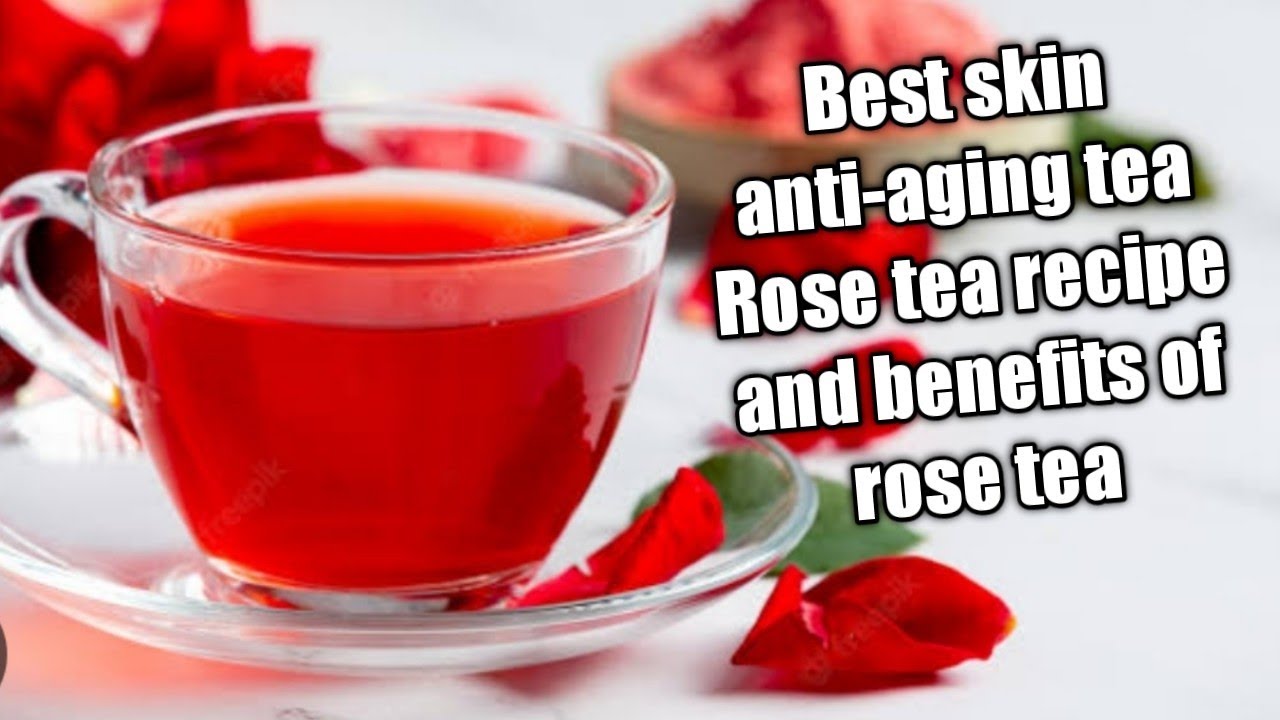 Rose tea recipe/Best natural skin anti-aiging tea/Benefits of rose tea ...