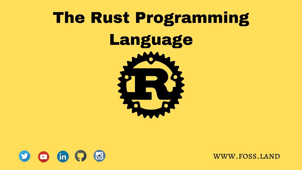 The Rust Programming Language Getting Started YouTube The Rust Programming Language Getting Started YouTube