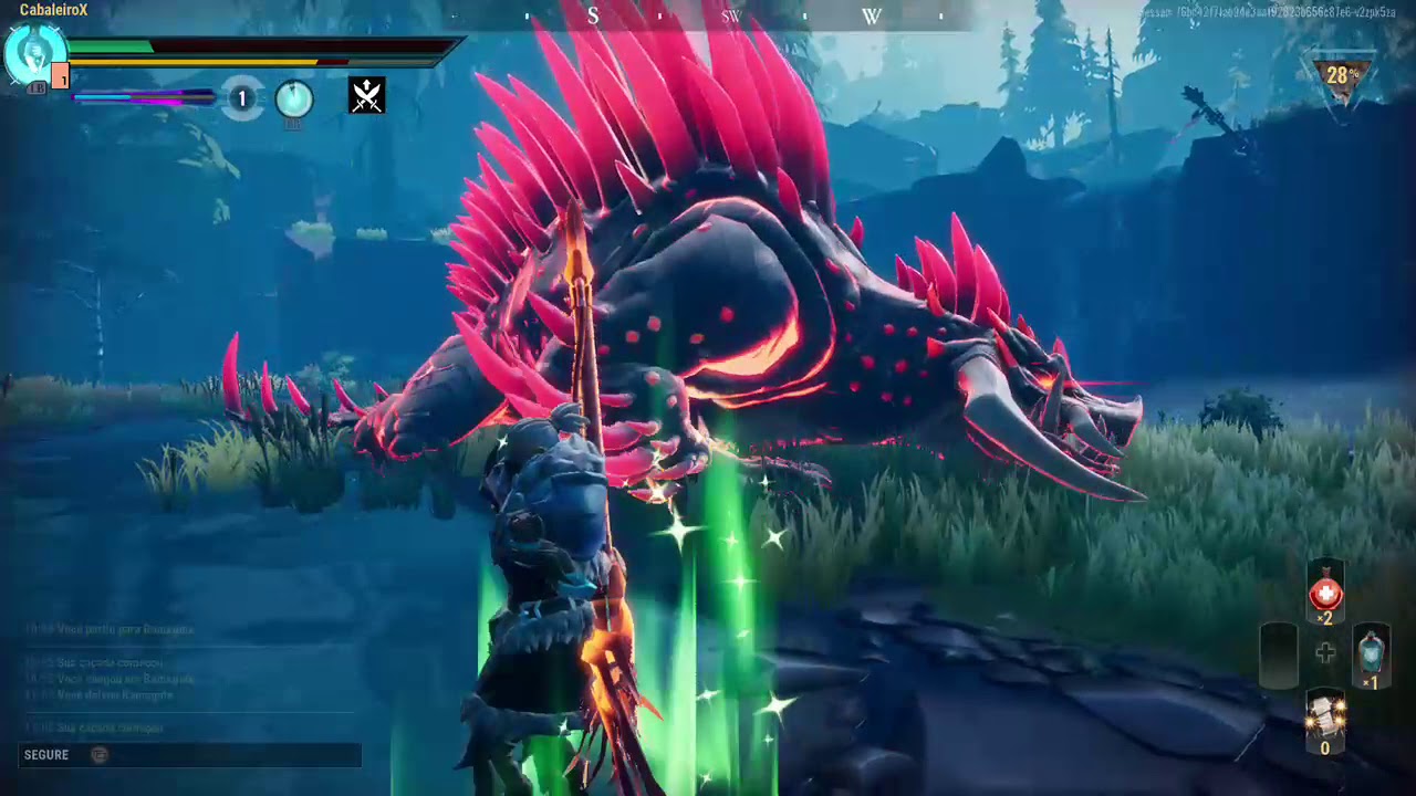 Dauntless Quillshot 1v1 (2 round) - YouTube