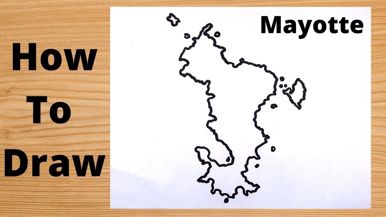 How to Draw Mayotte | ( Territory of French ) - YouTube
