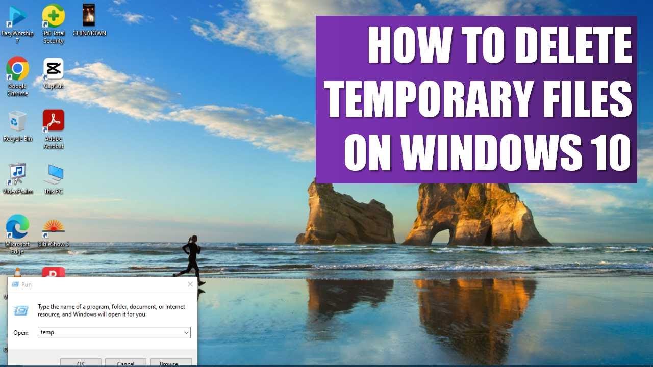 HOW TO DELETE TEMPORARY FILES ON WINDOWS 10 PC - YouTube
