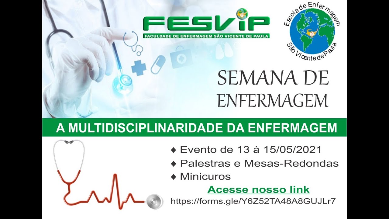 Transmissão ao vivo da XV SEMANA DA ENFERMAGEM FESVIP - YouTube