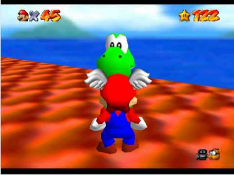 Como subir al techo del castillo en mario 64 - YouTube